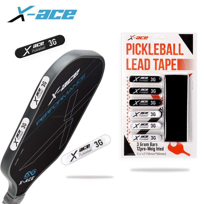 X-Ace 12Pcs Pickleball Paddle Lead Tape , Barras De Borde Ponderado De ...