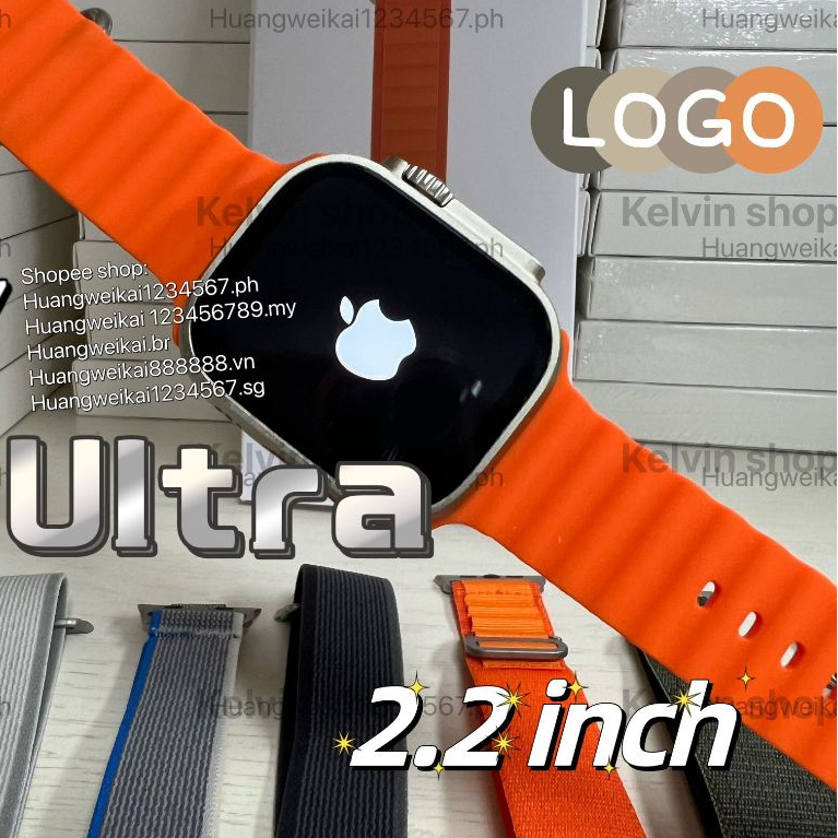 AMOLED boot uo logo ultra 2 Premium Smartwatch 9 watch Con cable Tipo C ...