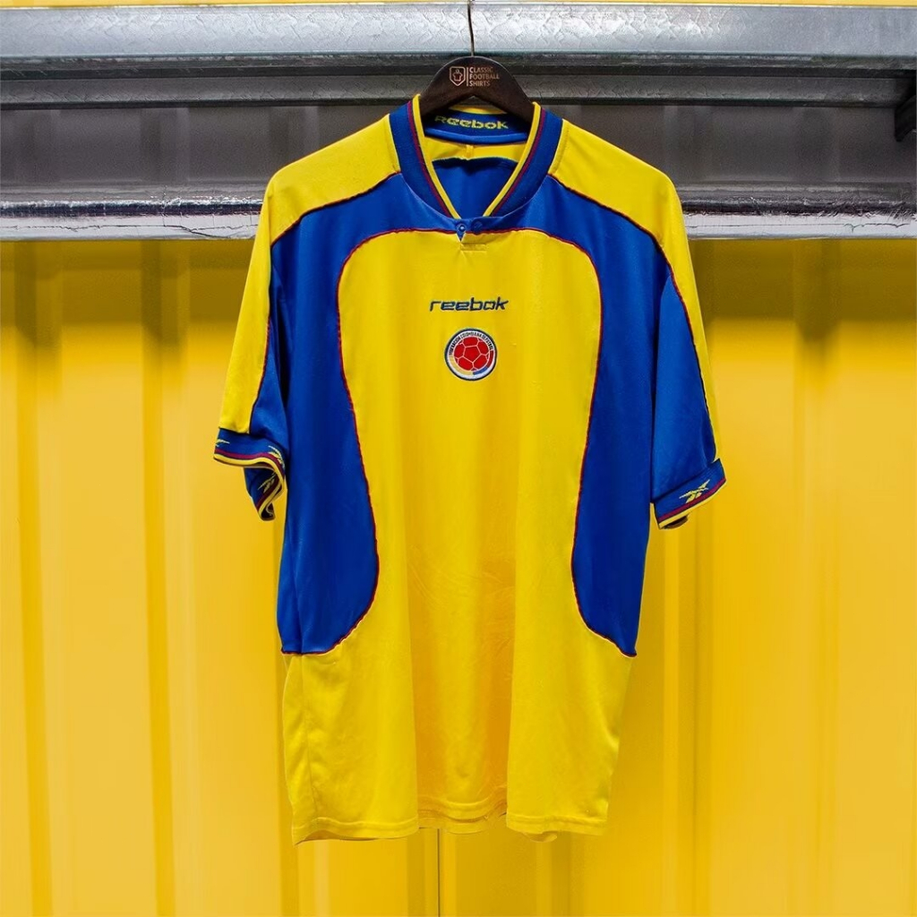 Camiseta De Fútbol Retro De Colombia 01/02 | Shopee Colombia