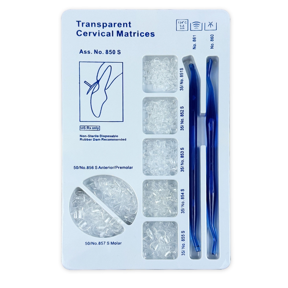 277Pcs/set Matriz Dental Transparente Matrices Cervicales Compuestas ...