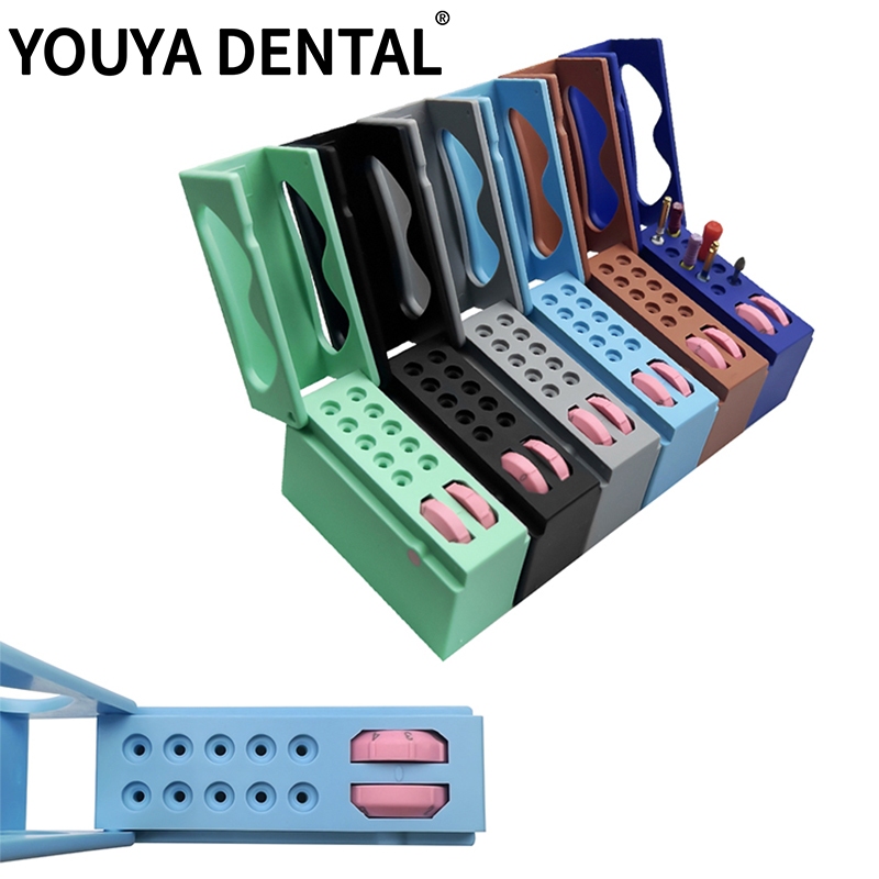 10 Agujeros Desinfección Dental Endo Files Holder Box Caja De Archivos ...