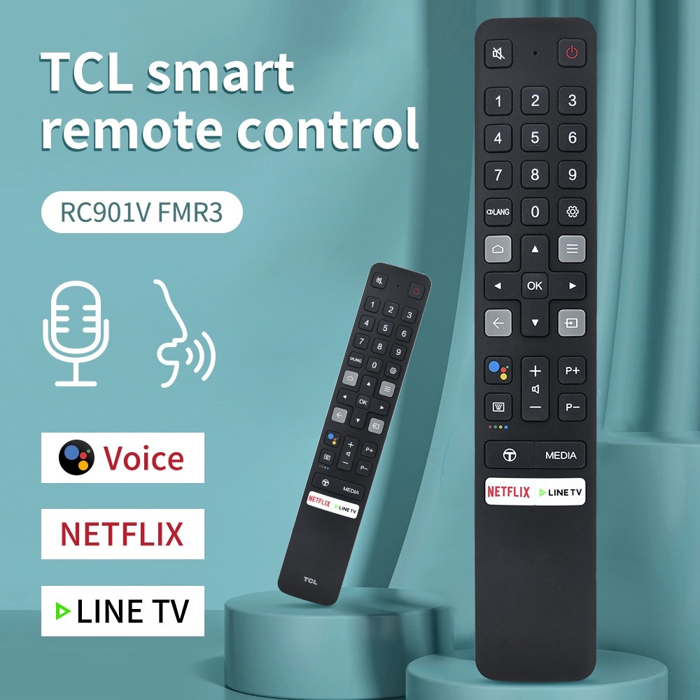 Nuevo Mando De Voz RC901V FMR3 Para TCL Smart Android LED TV Control ...