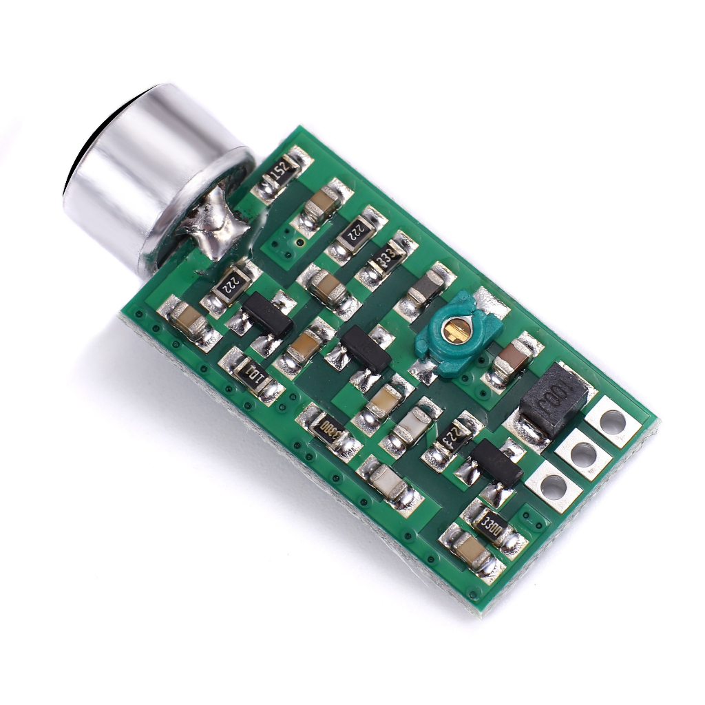 Módulo Transmisor De Audio Fm Micrófono Fm Captación Inalámbrica 3v 5v ...