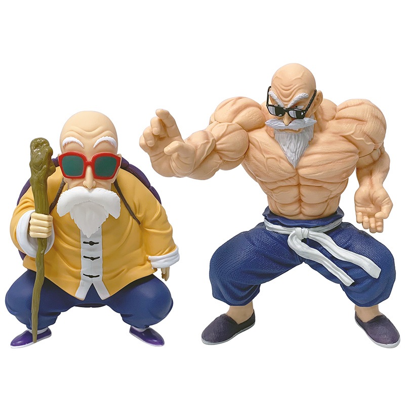 1Pcs 21-25cm Dragon Ball Z Anime Figura Maestro Roshi Músculo Kame ...
