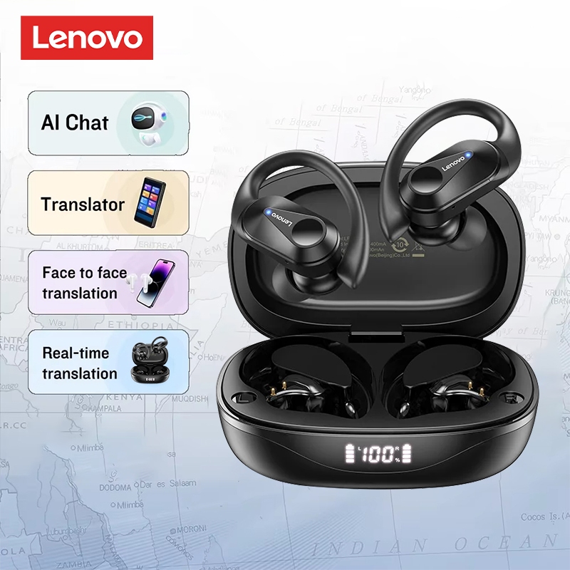 Lenovo LP75 AI Inteligente Traducción En Tiempo Real Auriculares Inalámbricos Calidad De Sonido ...