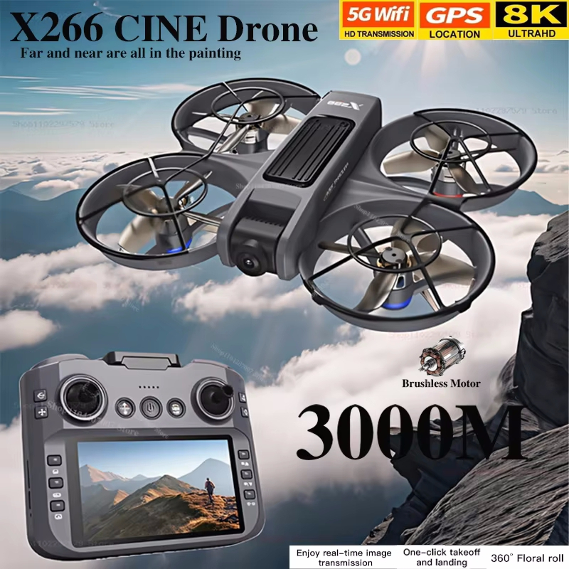 X226 Pantalla VR Control Drone 8K Cámara Profesional HD Fotografía ...