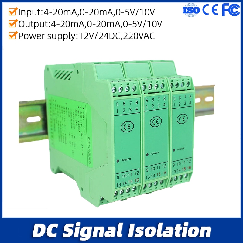 Aislador De Señal DC 4-20mA 0 75mV 0-5V 10V Transmisor De Voltaje De Corriente Distribución ...