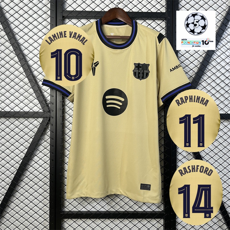 Barcelona Kobe Bryant 2025/26 Fuera De Casa Camiseta De Fútbol Mamba ...