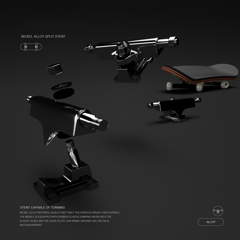 Patinetas De Dedo De Madera DIY Skate Park Tech Parts Deck Stunt ...