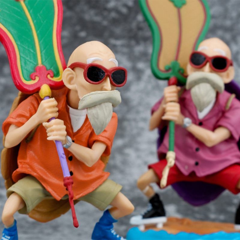 14.5cm Anime Dragon Ball Z Master Roshi Kame Sennin Abanico De Hojas De ...