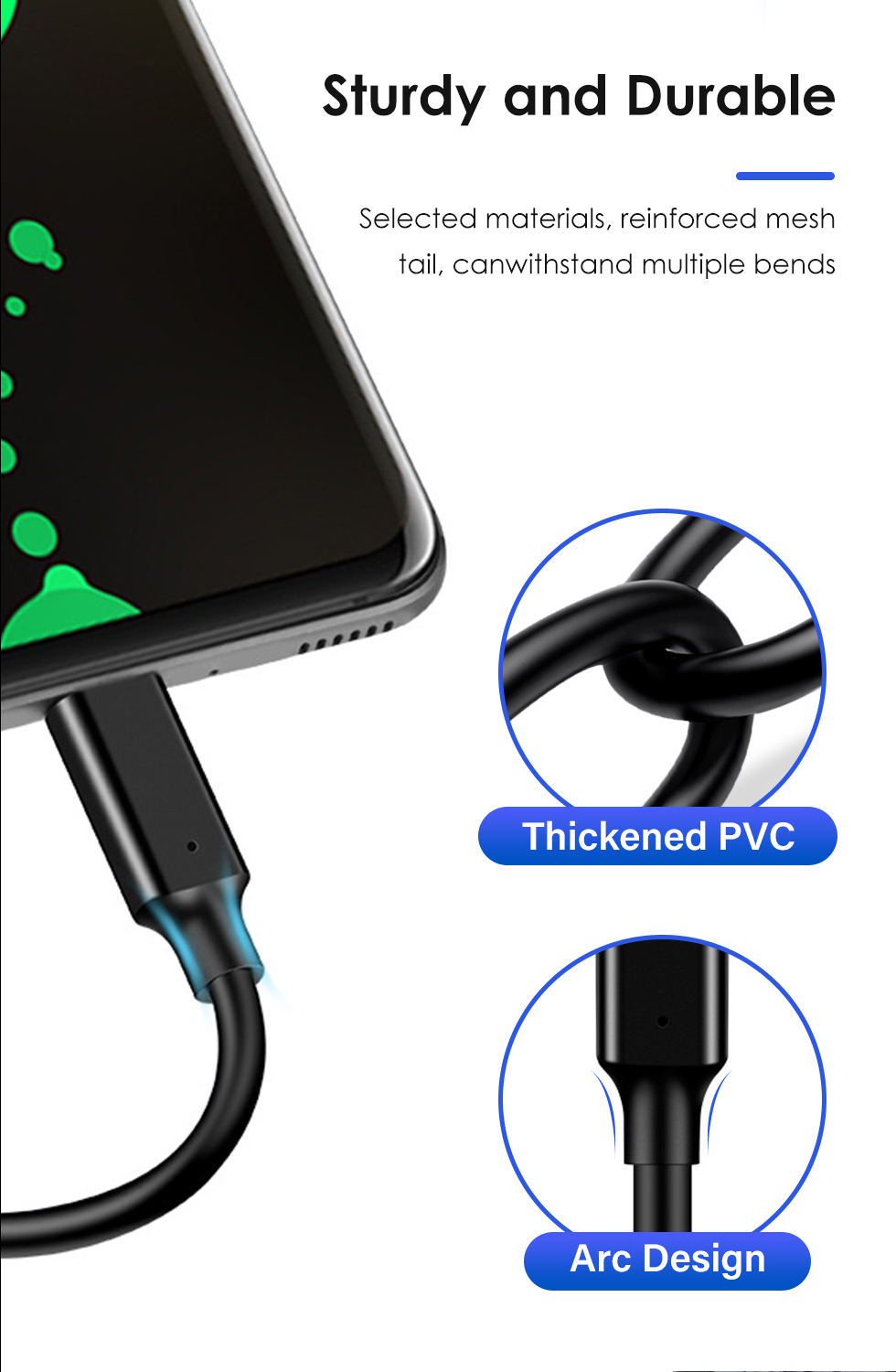 Cable USB 3.2 Gen2 10Gbps A Tipo C Para Teléfono Celular Portátil SSD ...