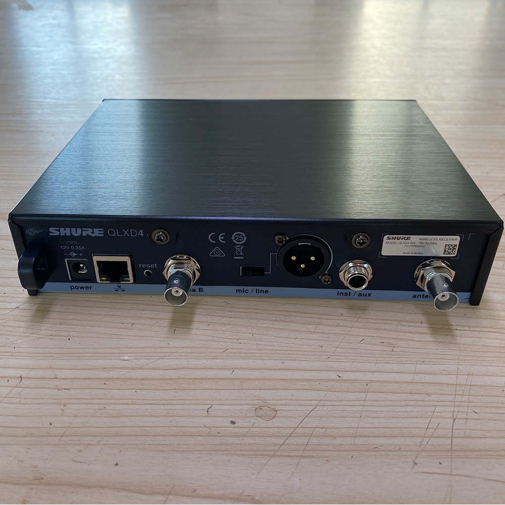 Shure QLXD4 Micrófono Inalámbrico Profesional De Alta Calidad Con Sistema UHF BETA 58A De Mano ...