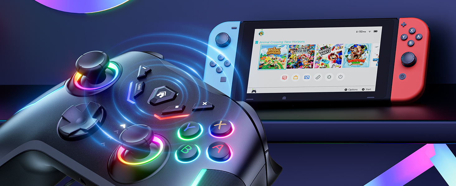 Controladores De Interruptor , Controlador Nin-tendo Compatible Con ...