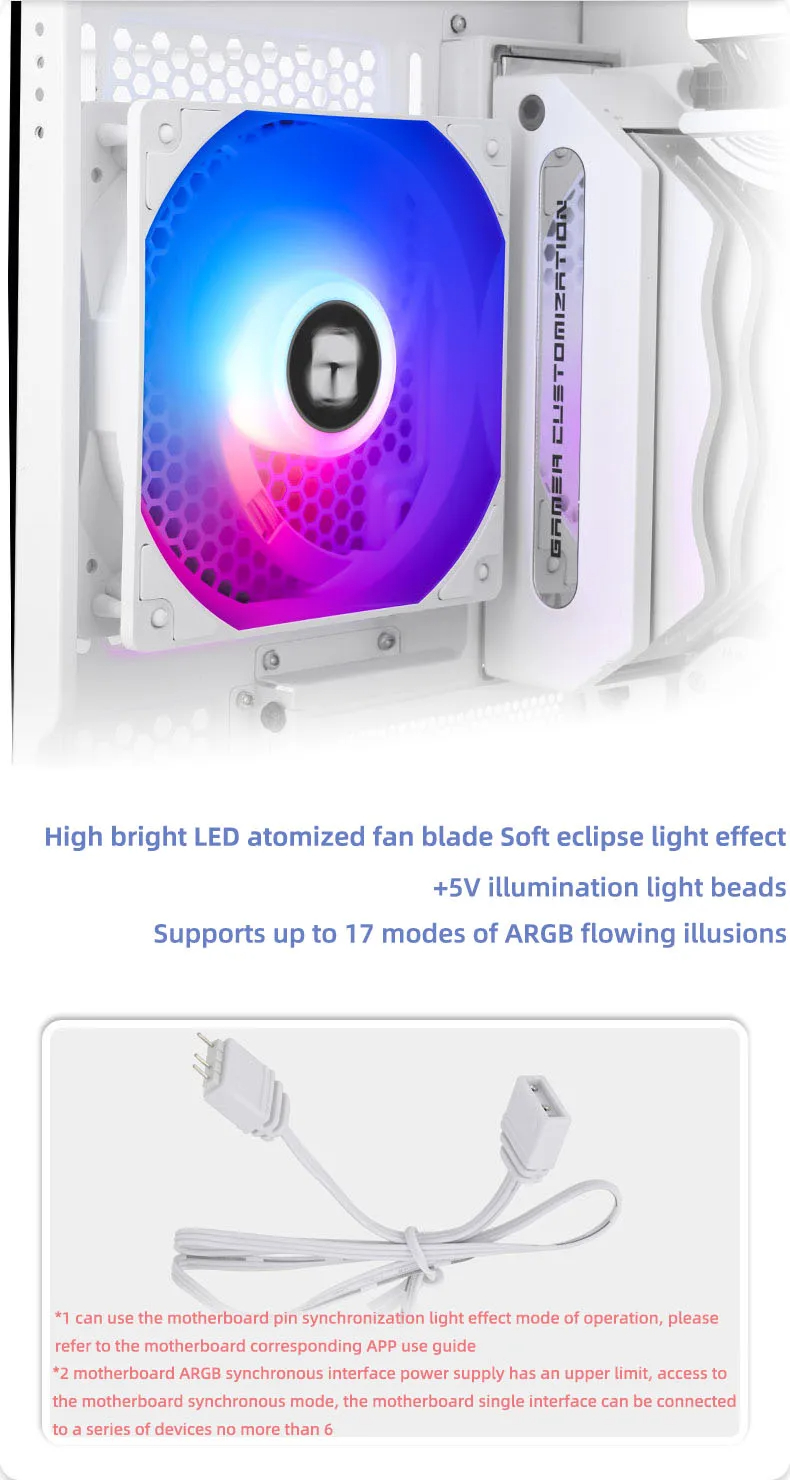 Thermalright TL-C12CW-S Ventilador De Chasis Blanco CPU 120mm Caja Ordenador Silencioso 4pin PWM ...