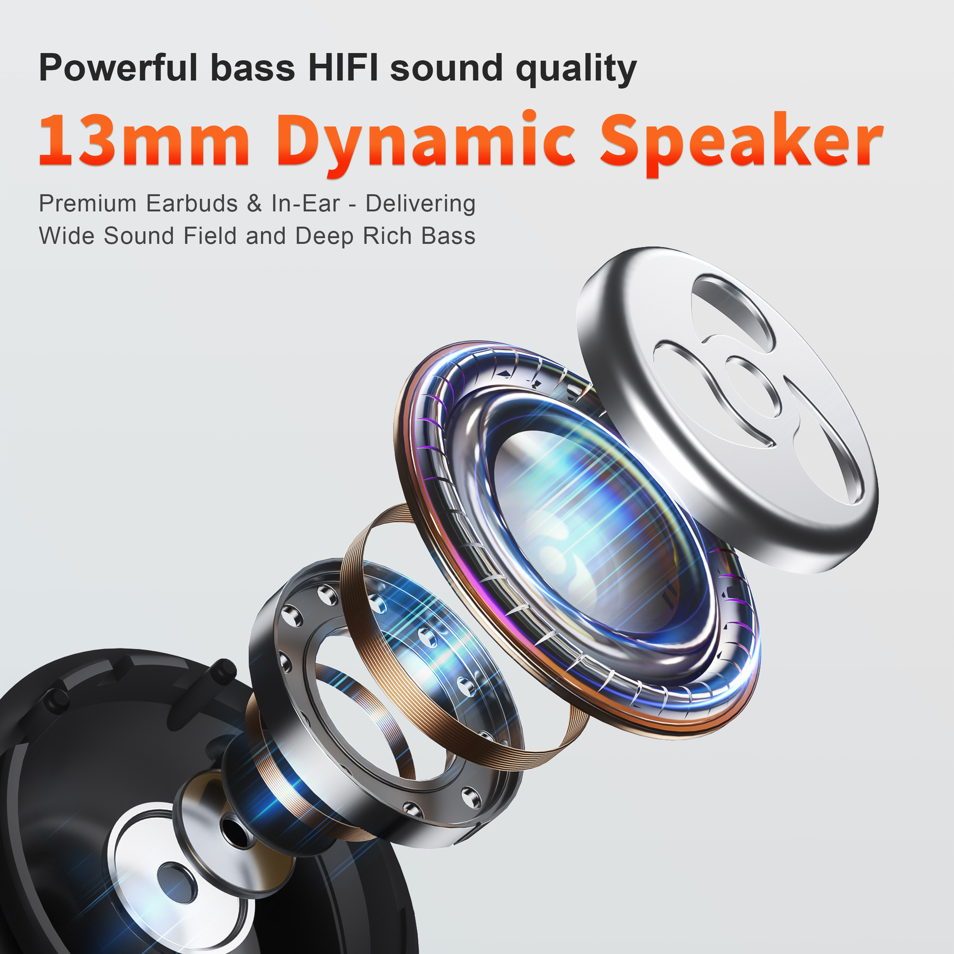 Auriculares Inalámbricos QERE E28 Nuevo TWS Bluetooth 5.3 HD Micrófono ...