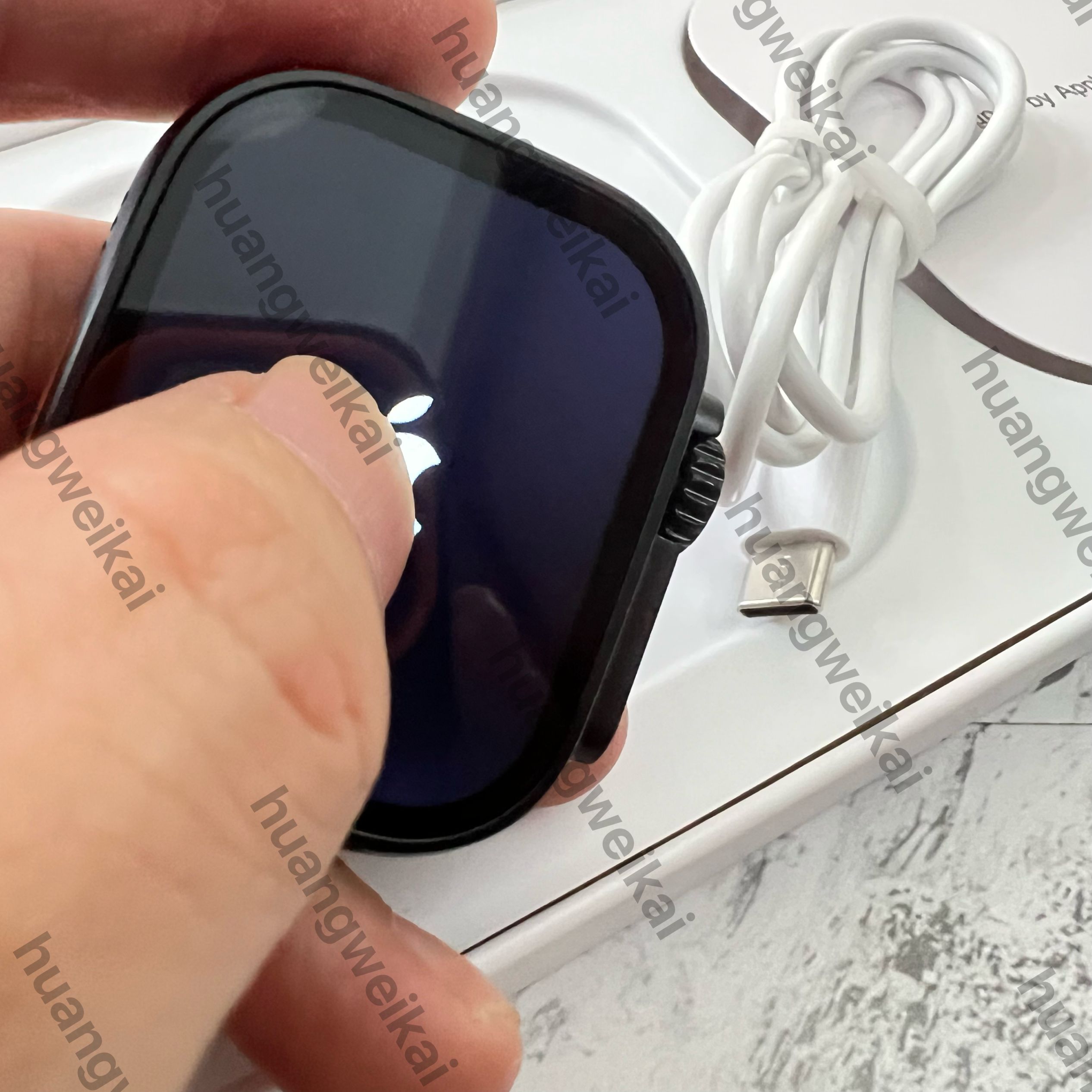 2025 Smartwatch 49mm ultra2 Completo Negro brecelet 4GB rom Con cable ...