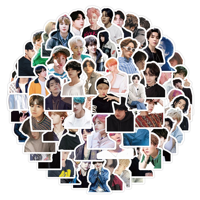 100PCS BTS Stickers-RM & Jin Calcomanías De Vinilo Para El Casco , La ...