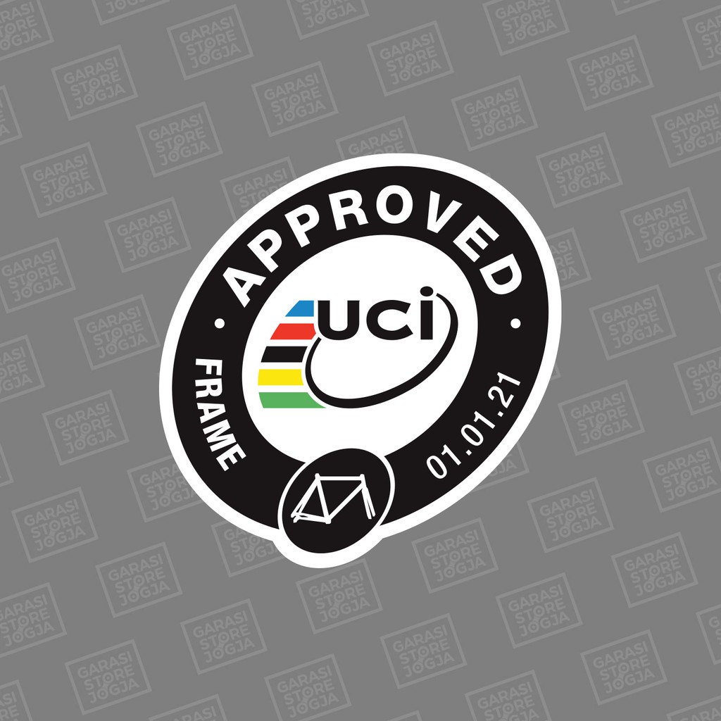 Calcomanía Con El Logotipo De La Bicicleta Uci frame | Shopee Colombia