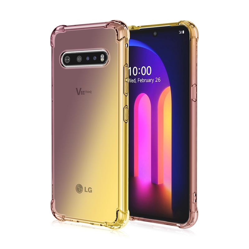 LG V60 ThinQ K52 K61 Q61 K41S K62 K50S K51S Terciopelo 5G Colorido Doble Color Carcasa TPU Suave ...