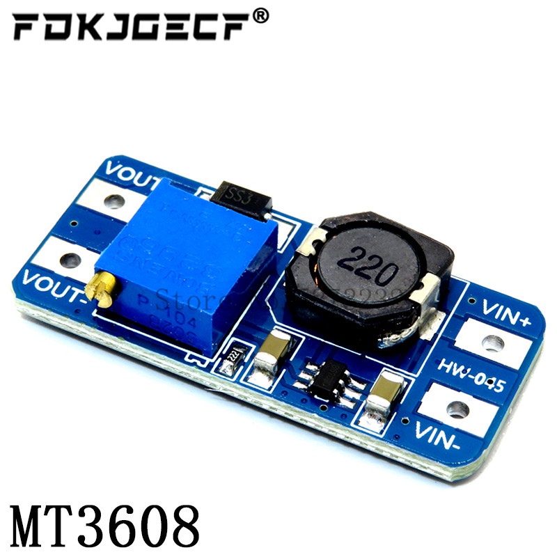 MT3608 DC-Step up Converter Booster Módulo De Alimentación Boost-Board ...