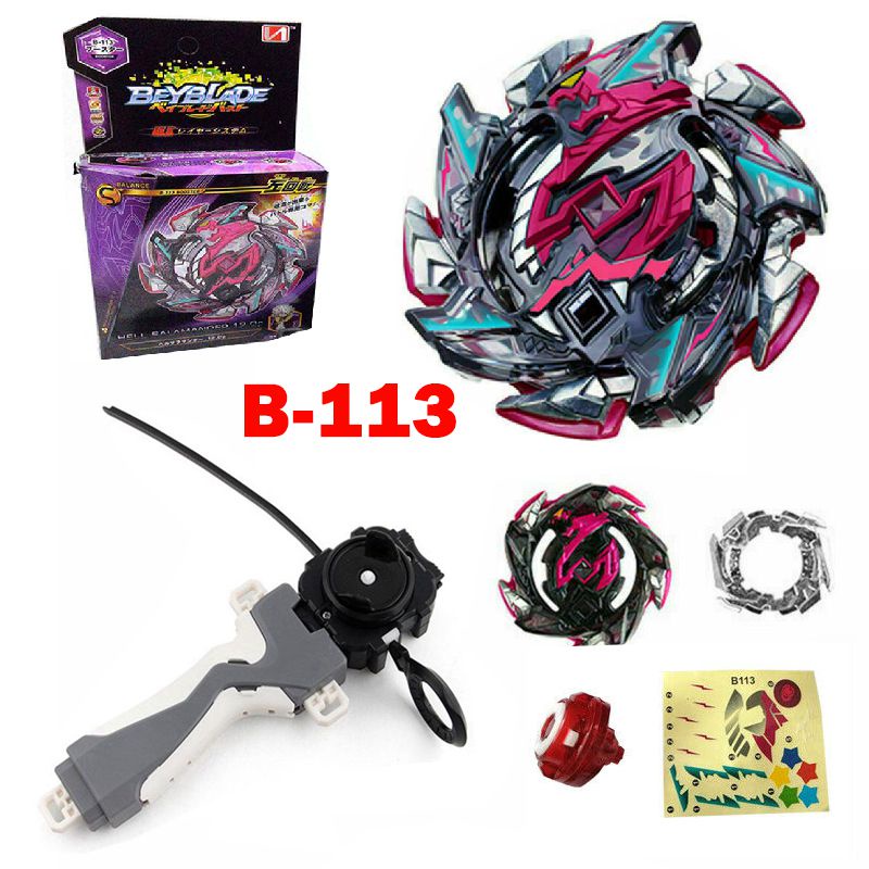 Beyblade BURST B-113 Booster Hell Salamander.12.Op with Launcher Kids ...