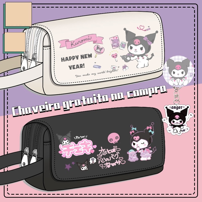 Estuche Para Lápices Kuromi De Dibujos Animados Anime Escolar Lindo De ...