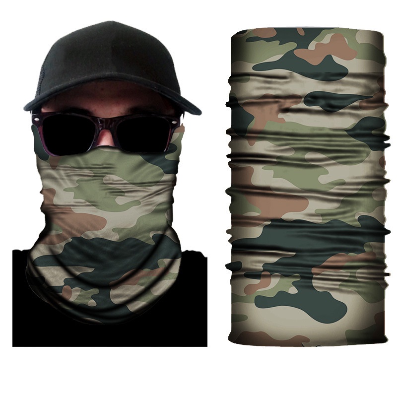 Camuflaje Anti Polvo UV Buff Bandana Turbante Bufanda De La Cabeza ...