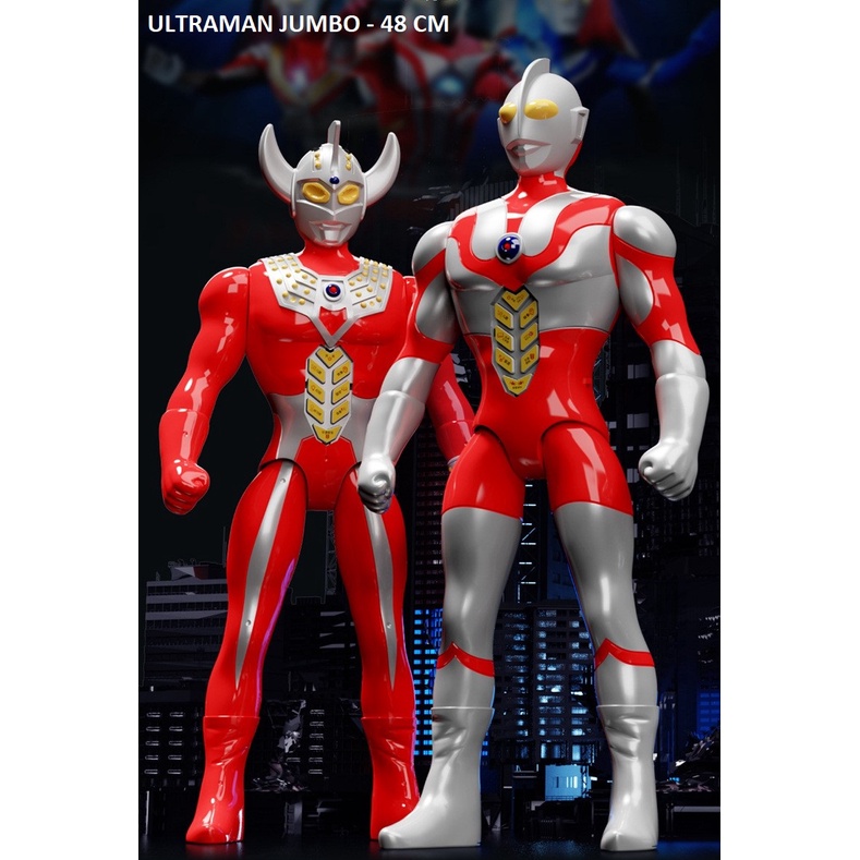 Original Ultraman Jumbo Toy 48cm Super Large manos pies pueden mover ...