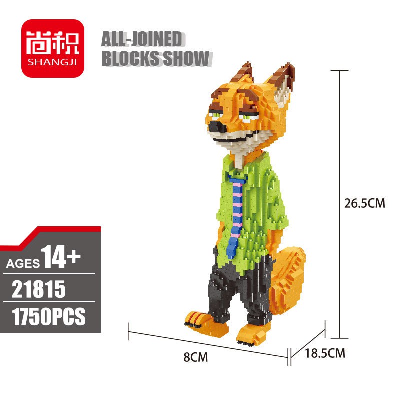 Balody Mini Bloques De Dibujos Animados Zootopia Subasta Figuras Zorro ...