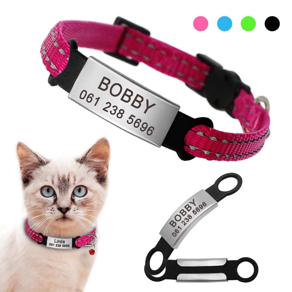 [NORMA] Collar De Gato De Nylon Personalizado Collares Para Mascotas ...