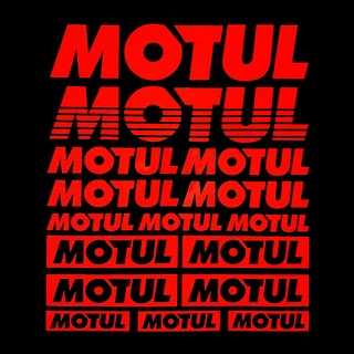 Calcomanía Reflectante Para Motocicleta Estilo MOTUL Adhesivo Pegamento ...