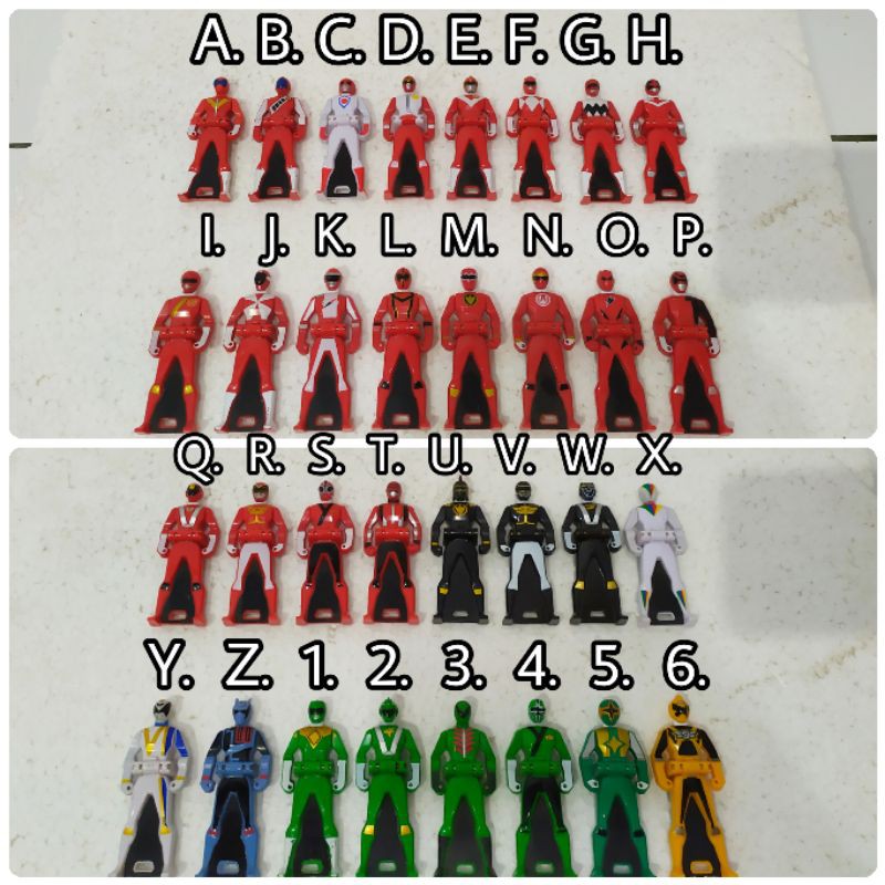 Dx Power Rangers Super Megaforce Sentai Gokaiger Rangerkey Ranger Key ...