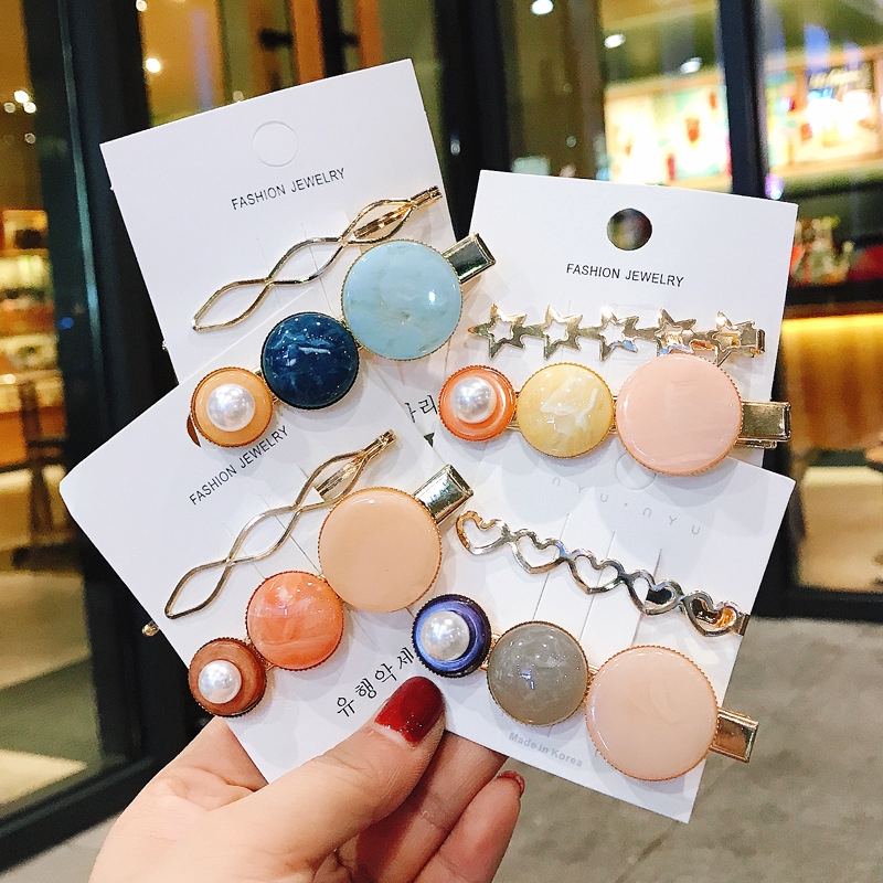 Clip Lateral De Estrellas Círculo Geométrico Horquilla De La ...