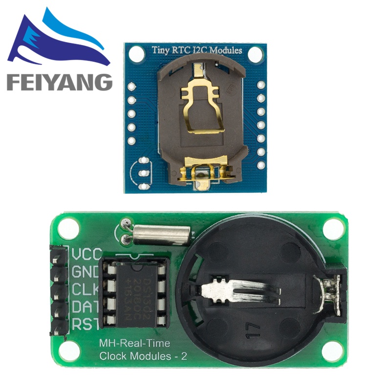 DS1302 Módulo De Reloj En Tiempo Real CR2032 I2C RTC DS1307 AT24C32 Para AVR ARM PIC Sin Batería ...