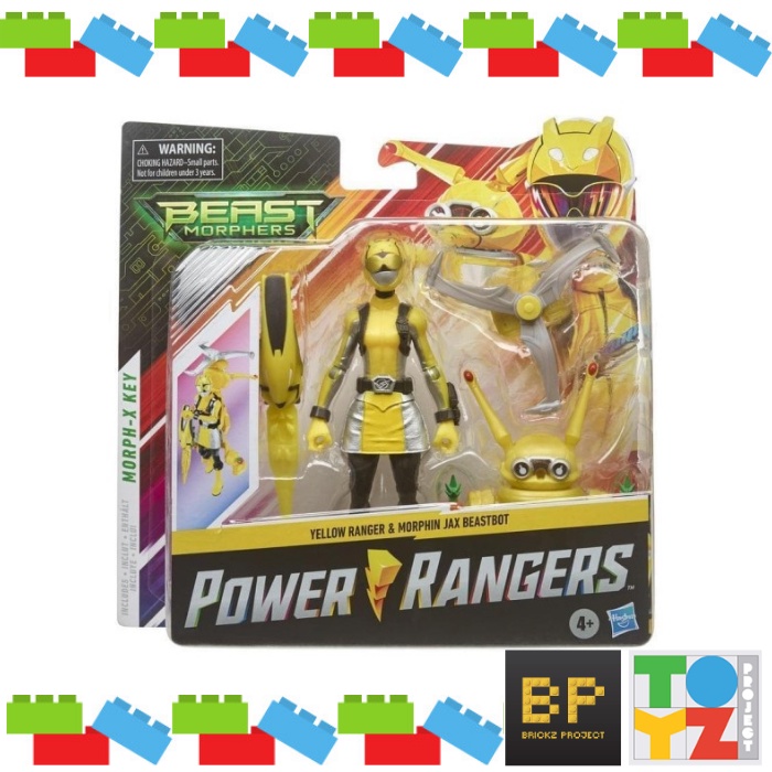 Power Rangers Amarillo Ranger Y Morphin Jax Beastbot Tp01 | Shopee Colombia