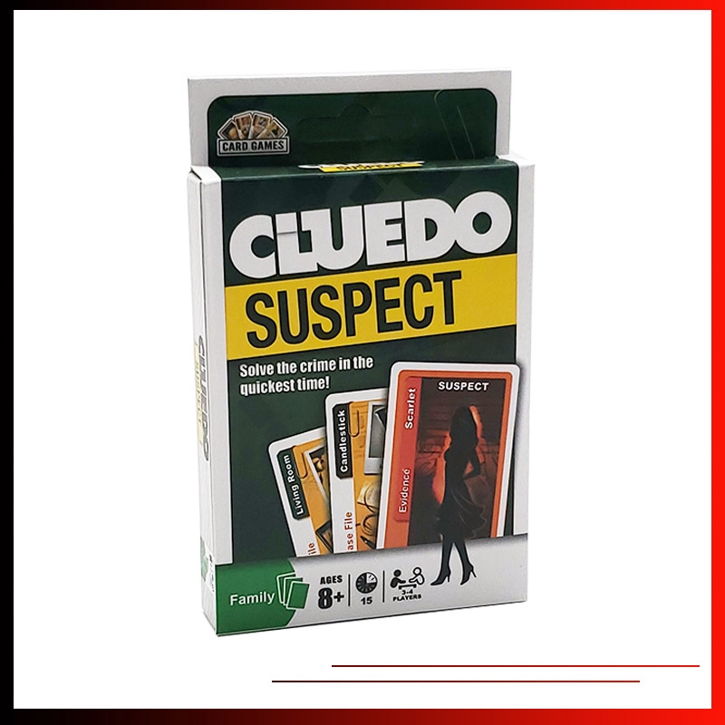 Cluedo Sospechoso Juego De Mesa Razonamiento Lógico Mental Cartas ...