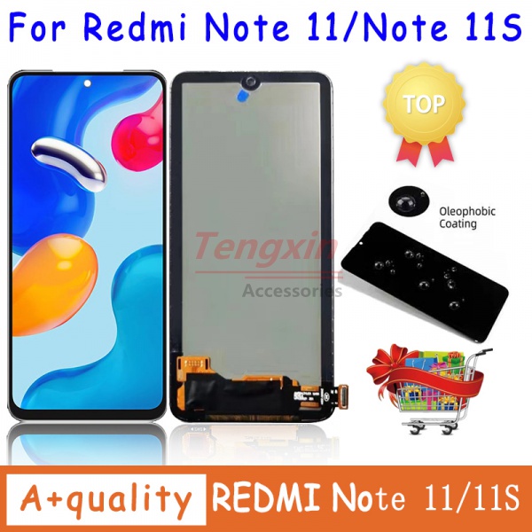 100 % Prueba Para Xiaomi Redmi Note 11 Display Note11 ...