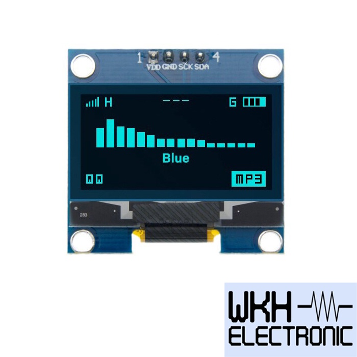 Pantalla OLED Azul 128x64 LCD I2C 1.3 " Pulgadas Módulo Arduino ...