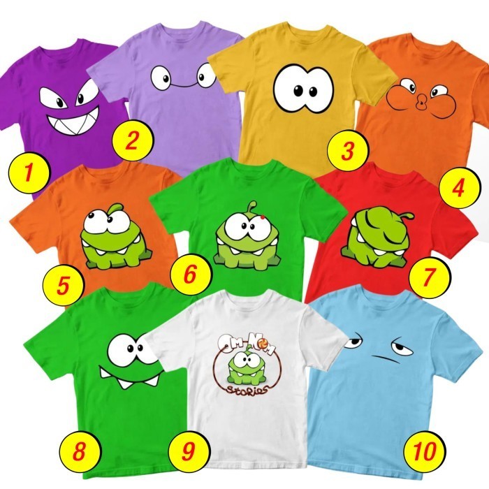 Camiseta Para Niños Y Niñas De 1 A 10 Años Con Cut The Rope Imagen ...