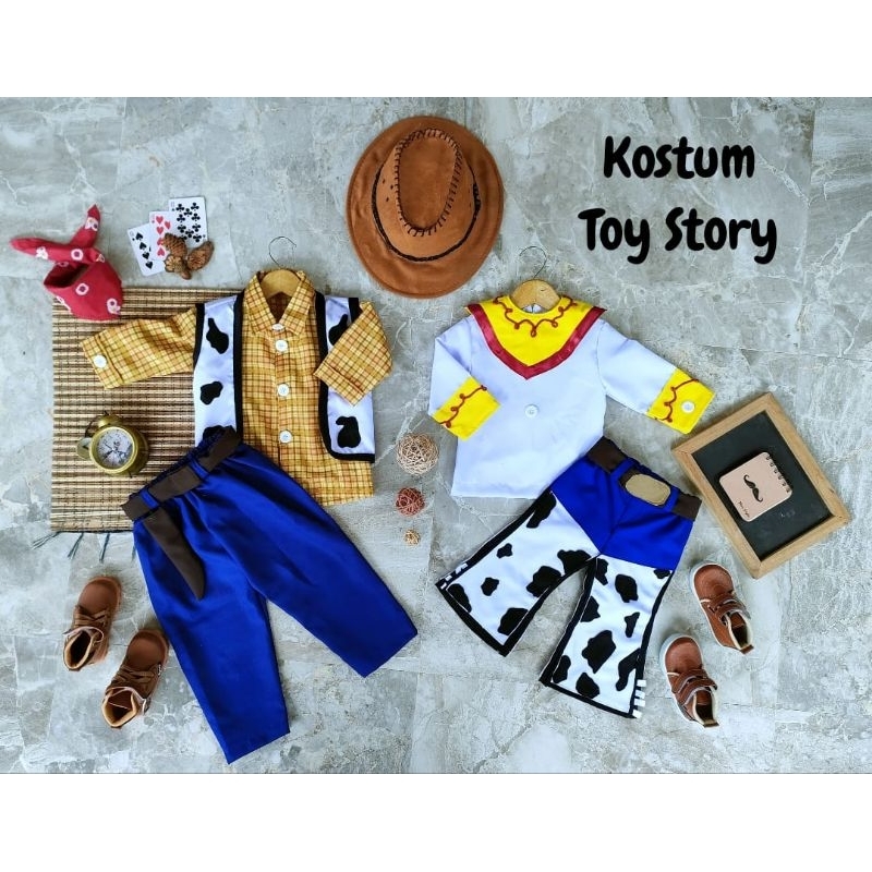kotum toy story Para Niños/Disfraz De Niñas/Ropa | Shopee Colombia