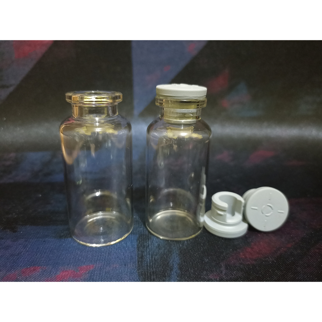 Botella de frasco de vidrio de 20 ml / Vial transparente/ Vial de ...