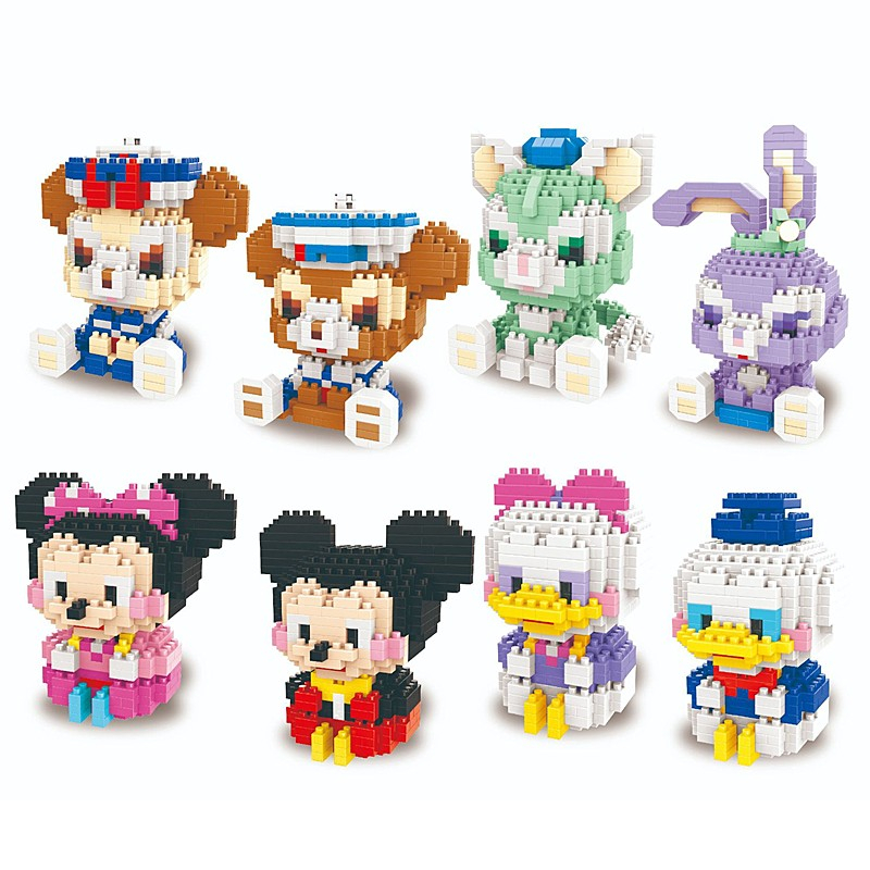 Toytoy Brick Disney personajes de dibujos animados Mini bloques de ...
