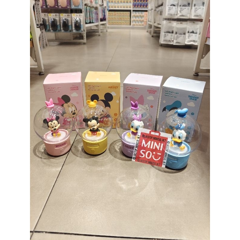Miniso DISNEY Collection Luz Nocturna LED (Donald , Daisy , Mickey ...