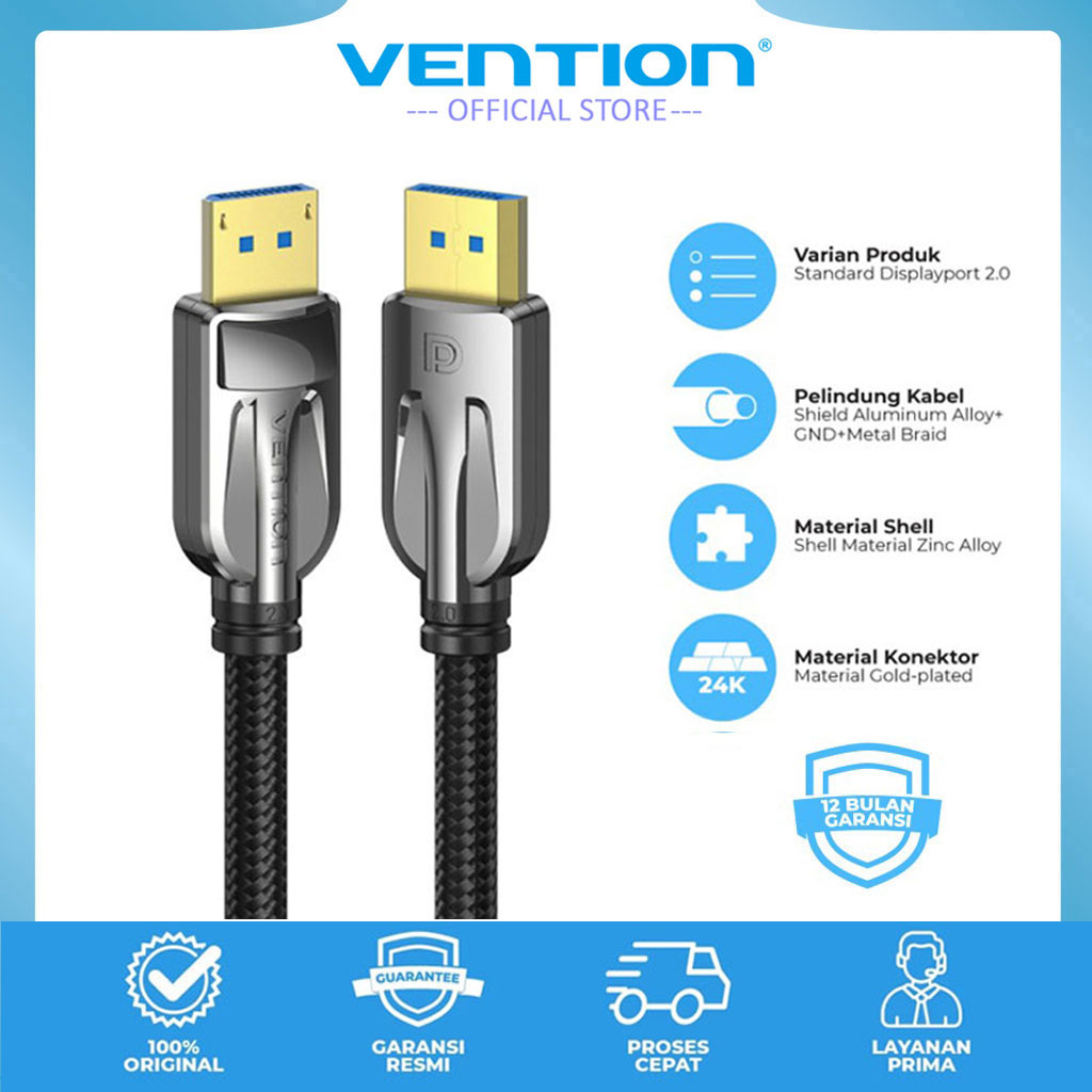 Vention Cable Display Puerto DP Macho A V2.0 10K G-Sync Y FreeSync ...
