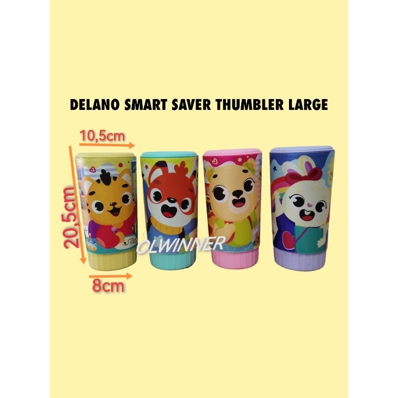 DELANO SMART SAVER THUMBLER Hucha De Objetivo Grande Viral Abierto Y ...