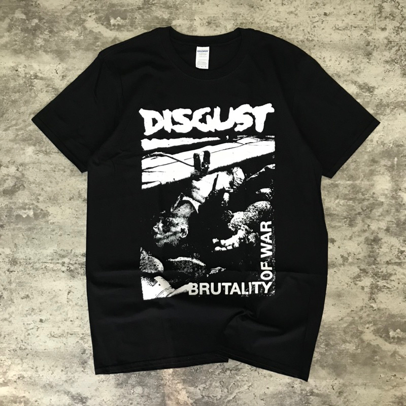 Camiseta Disgust Band Mercancía Oficial'brutality Of War | Shopee Colombia