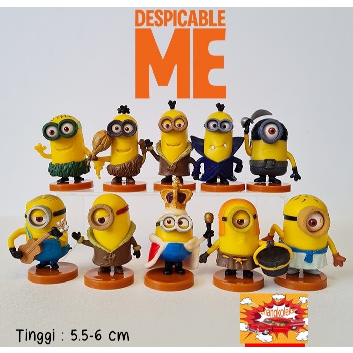 Despicable ME Contiene 10 Piezas-Figura De Acción En Miniatura Cake ...