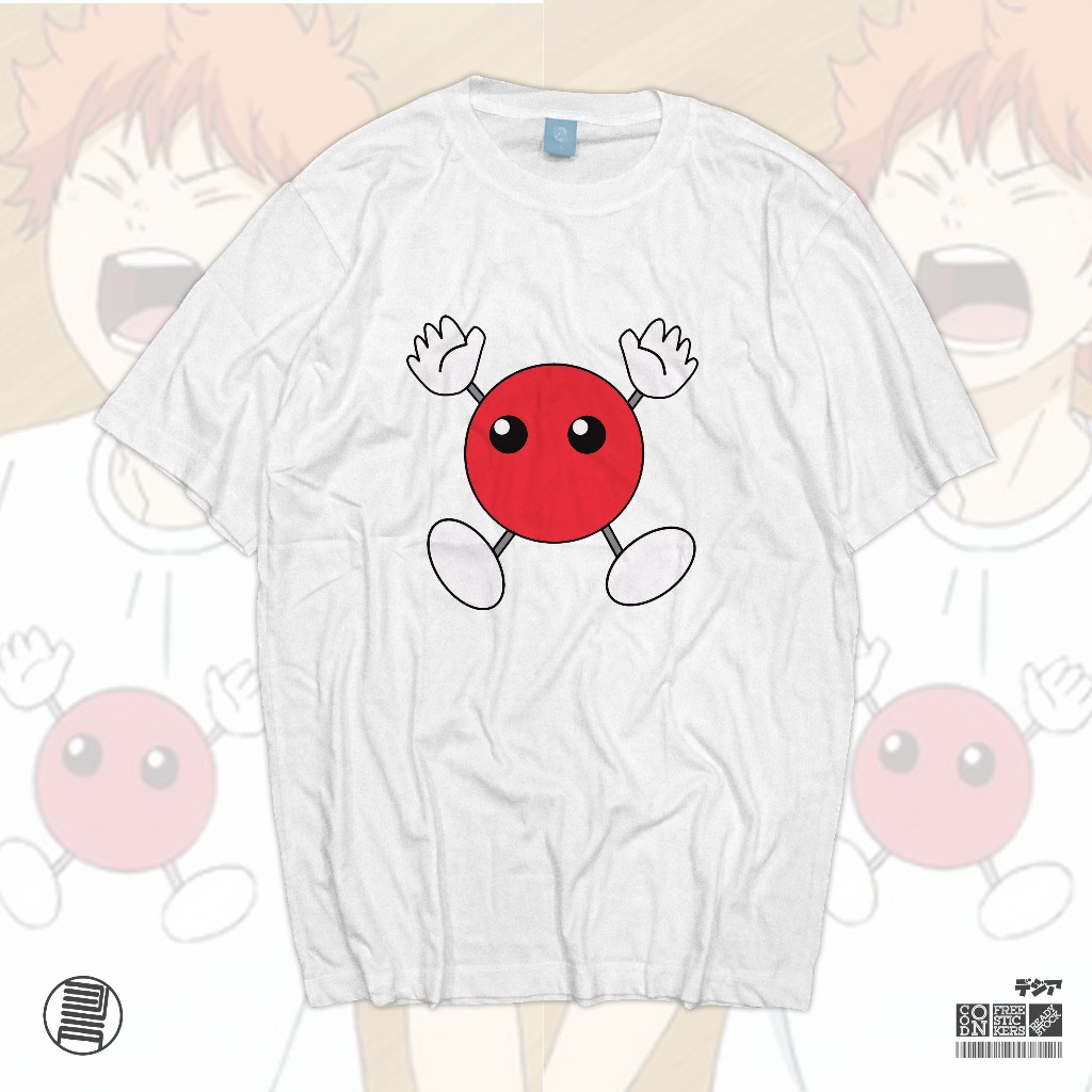 Camiseta Roja Blob Haikyuu Hinata Ushijima Cosplay Anime Manga Japonesa ...