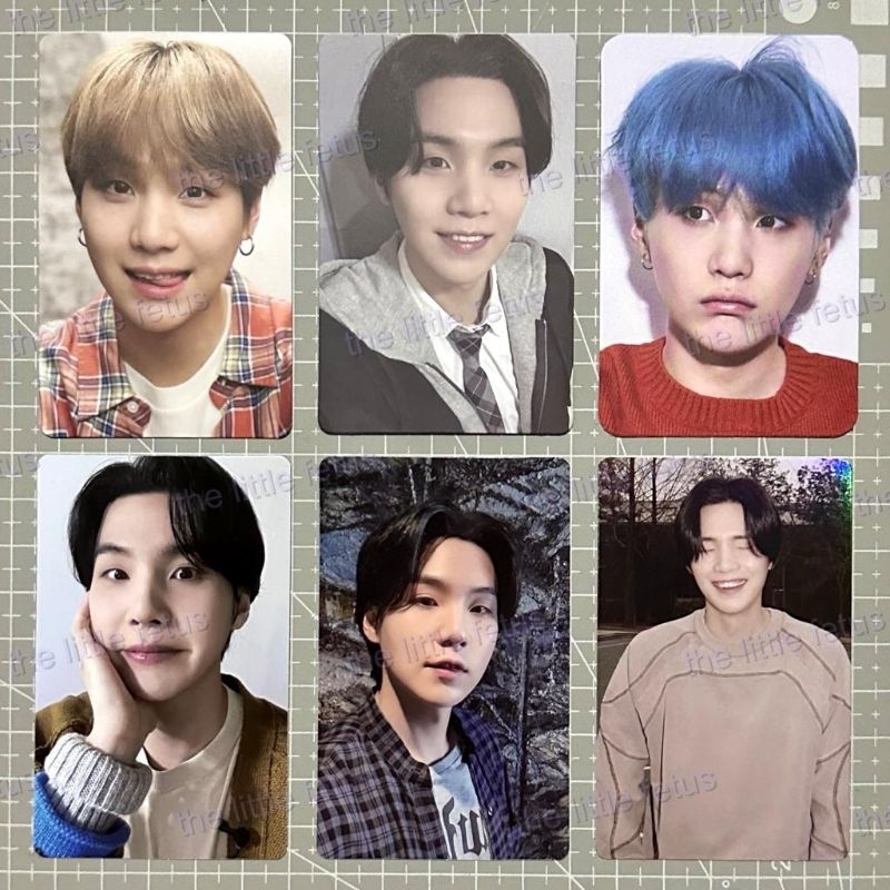 Tarjeta Fotográfica Oficial BTS PC SUGA MELET Día D WEVERSE Vinilo LY ...