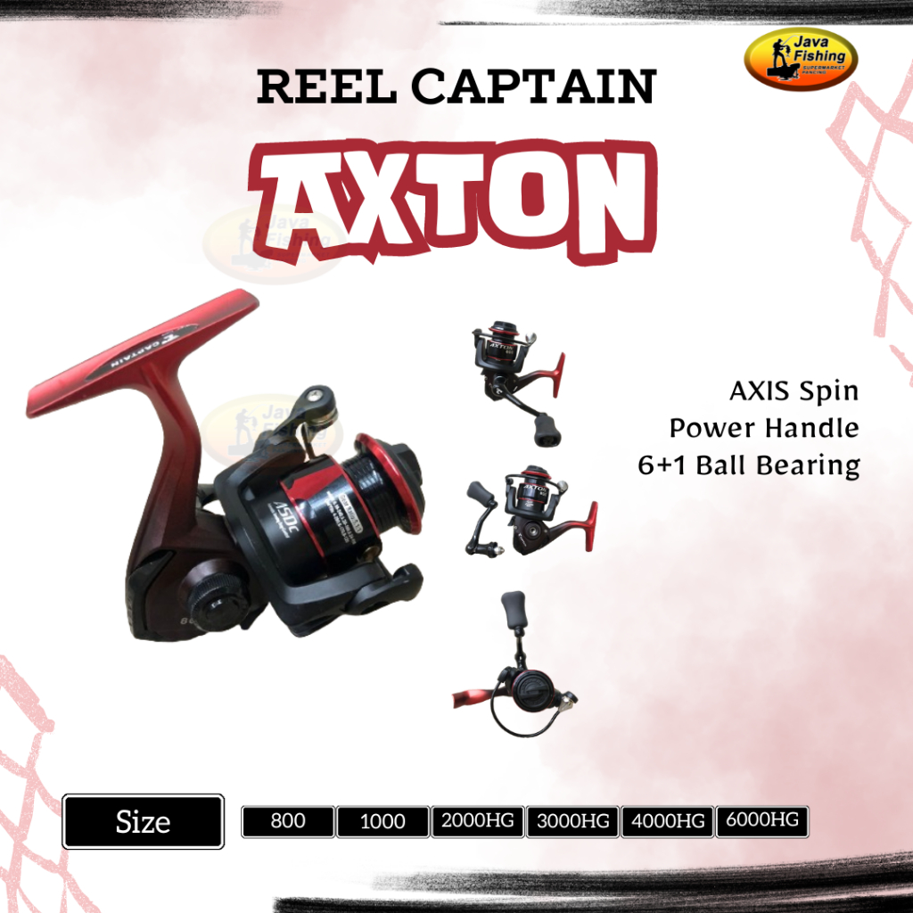 Carrete De Pesca Giratorio CAPTAIN AXTON Power Handle | Shopee Colombia